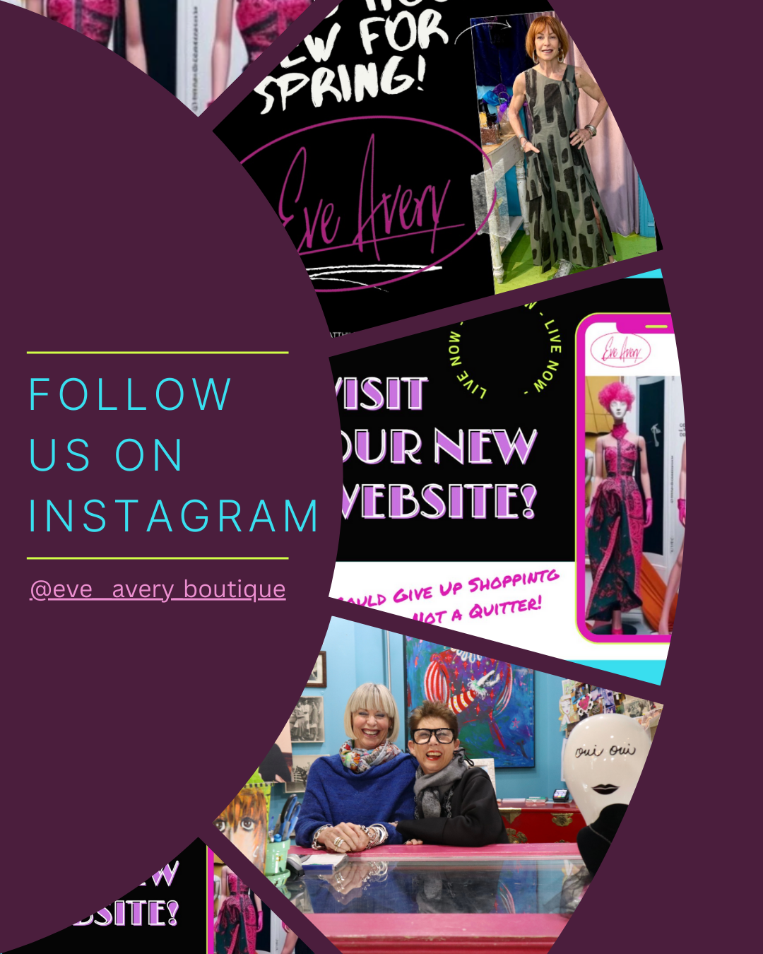 Follow Us on Instagram for the latest on all things FASHION – Eve Avery